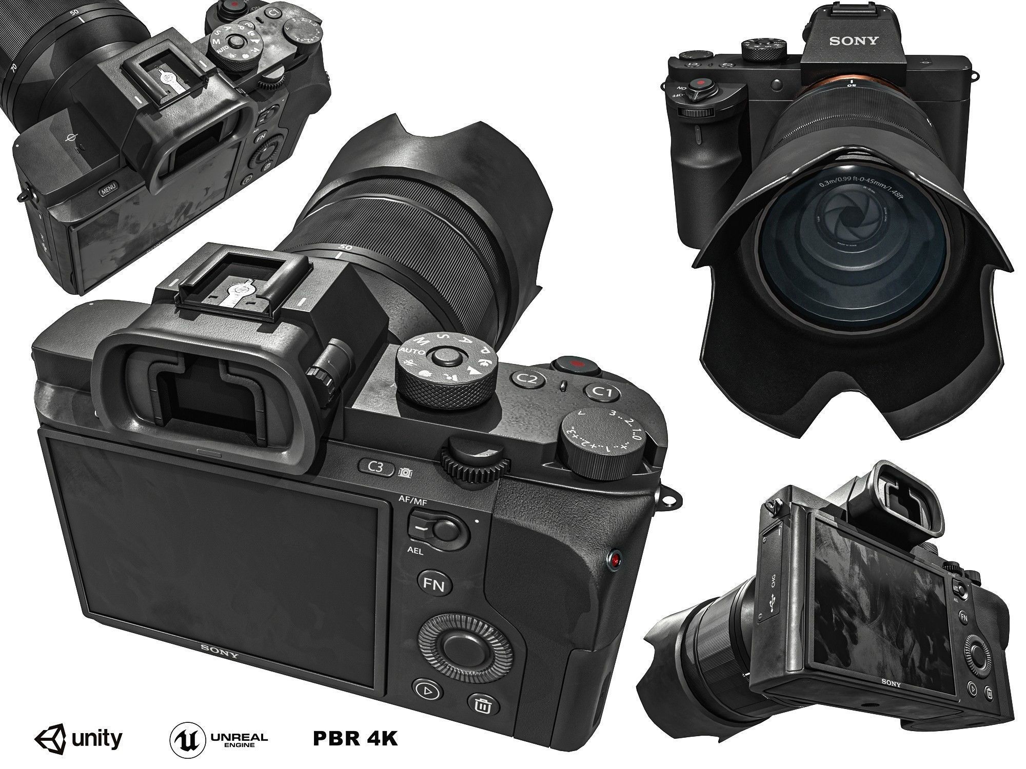 3D model Sony A7R IV DSLR Camera VR / AR / low-poly | CGTrader
