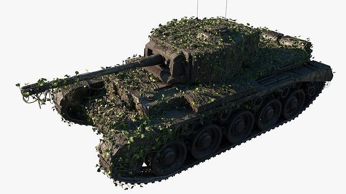 4K realistic low poly abandoned tank 3D model | CGTrader