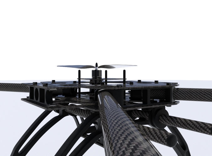 quadcopter 3D Model .obj .fbx .dxf .stl .blend - CGTrader.com