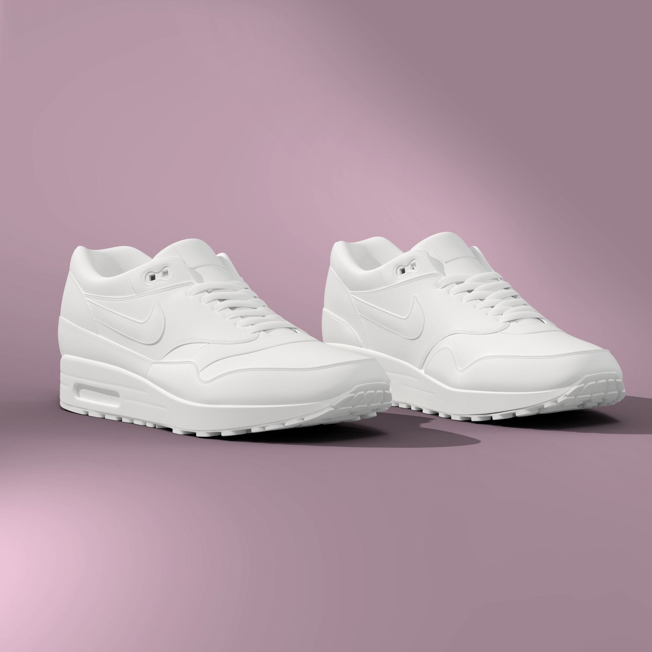Nike sneakers shoes high poly 3D model | CGTrader