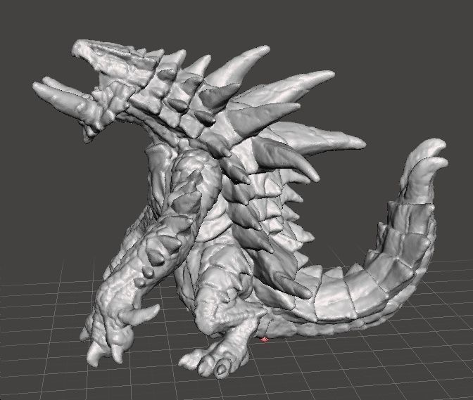 AKANTOR FIGURE MODEL PLASTIC TOY DRAGON MONSTER FANTASY GAMES WH 3D ...