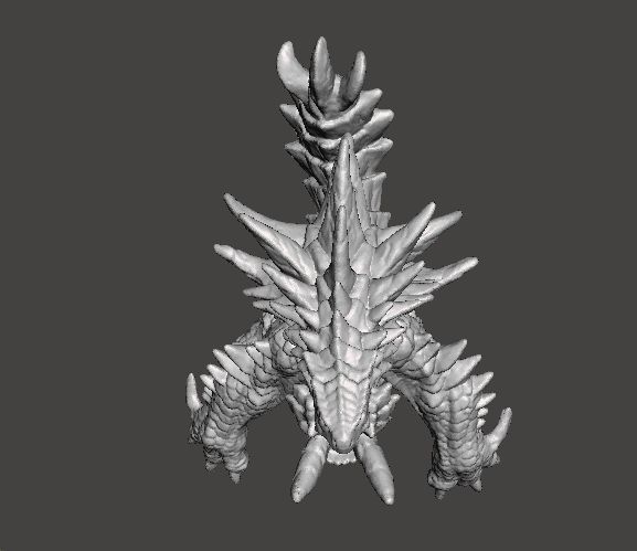 AKANTOR FIGURE MODEL PLASTIC TOY DRAGON MONSTER FANTASY GAMES WH 3D ...