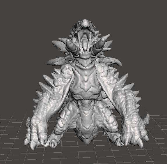 AKANTOR FIGURE MODEL PLASTIC TOY DRAGON MONSTER FANTASY GAMES WH 3D ...