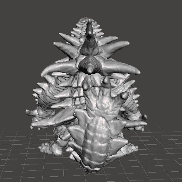 AKANTOR FIGURE MODEL PLASTIC TOY DRAGON MONSTER FANTASY GAMES WH 3D ...