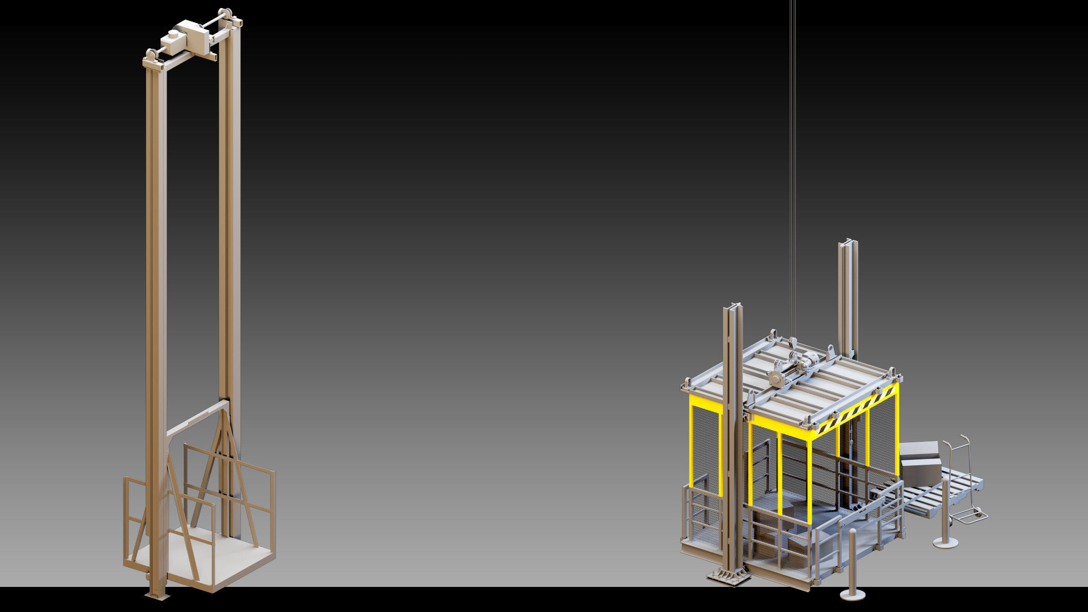 3D model 30 Elevators and Escalators- High detail 3d models VR / AR / low-poly | CGTrader