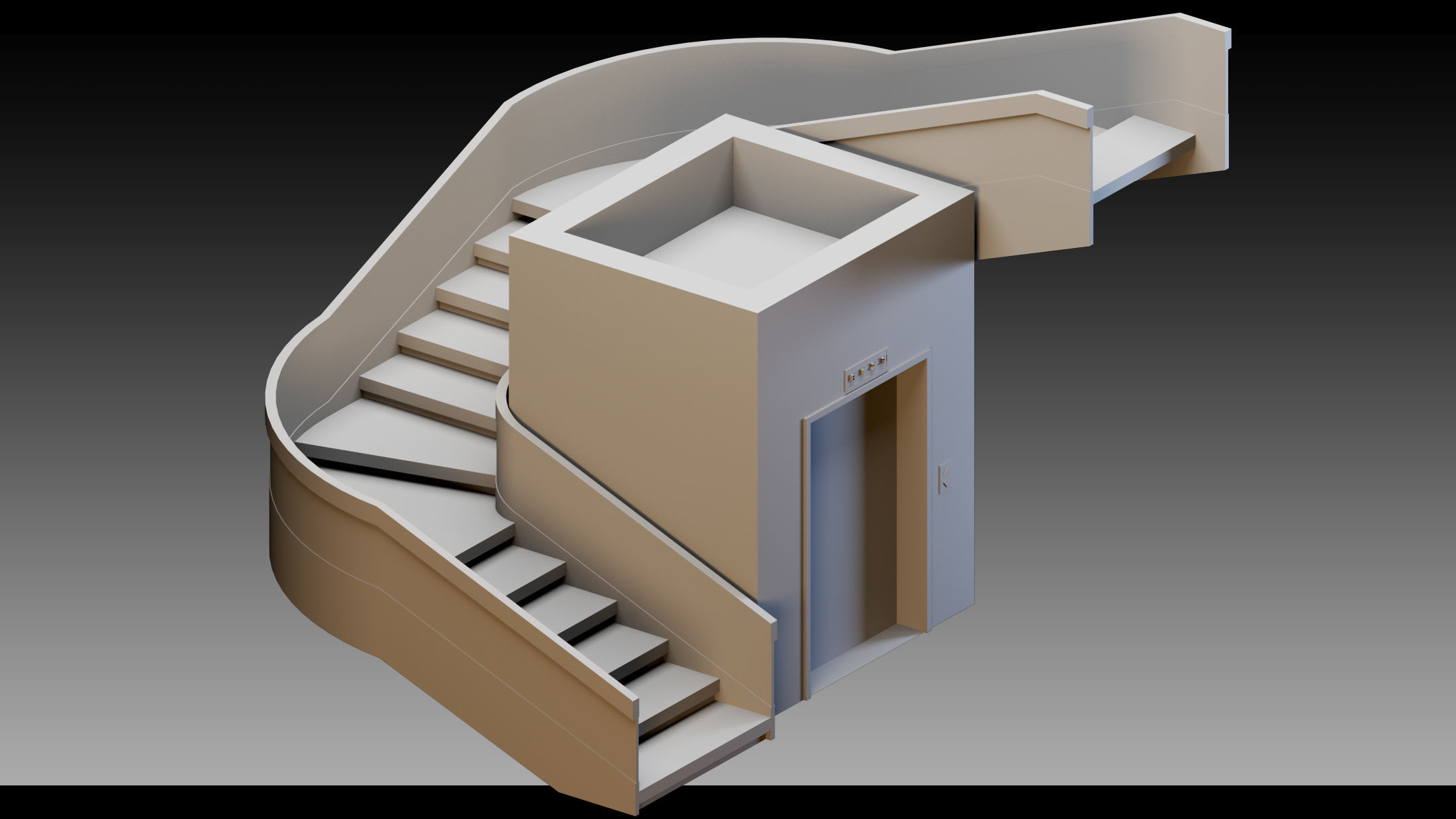 3D model 30 Elevators and Escalators- High detail 3d models VR / AR / low-poly | CGTrader