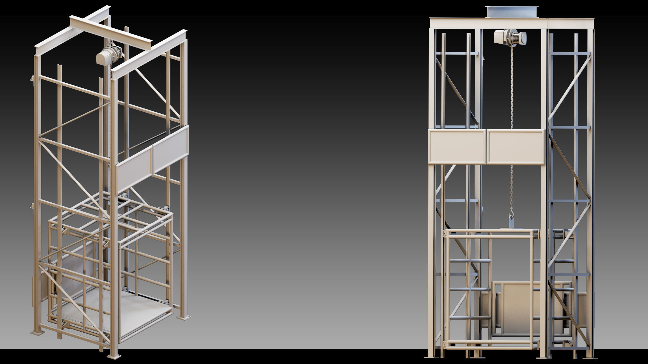 3D model 30 Elevators and Escalators- High detail 3d models VR / AR / low-poly | CGTrader