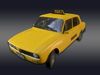 Taxi Yellow Cab - Photo Real 3D model | CGTrader