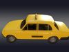 Taxi Yellow Cab - Photo Real 3D model | CGTrader