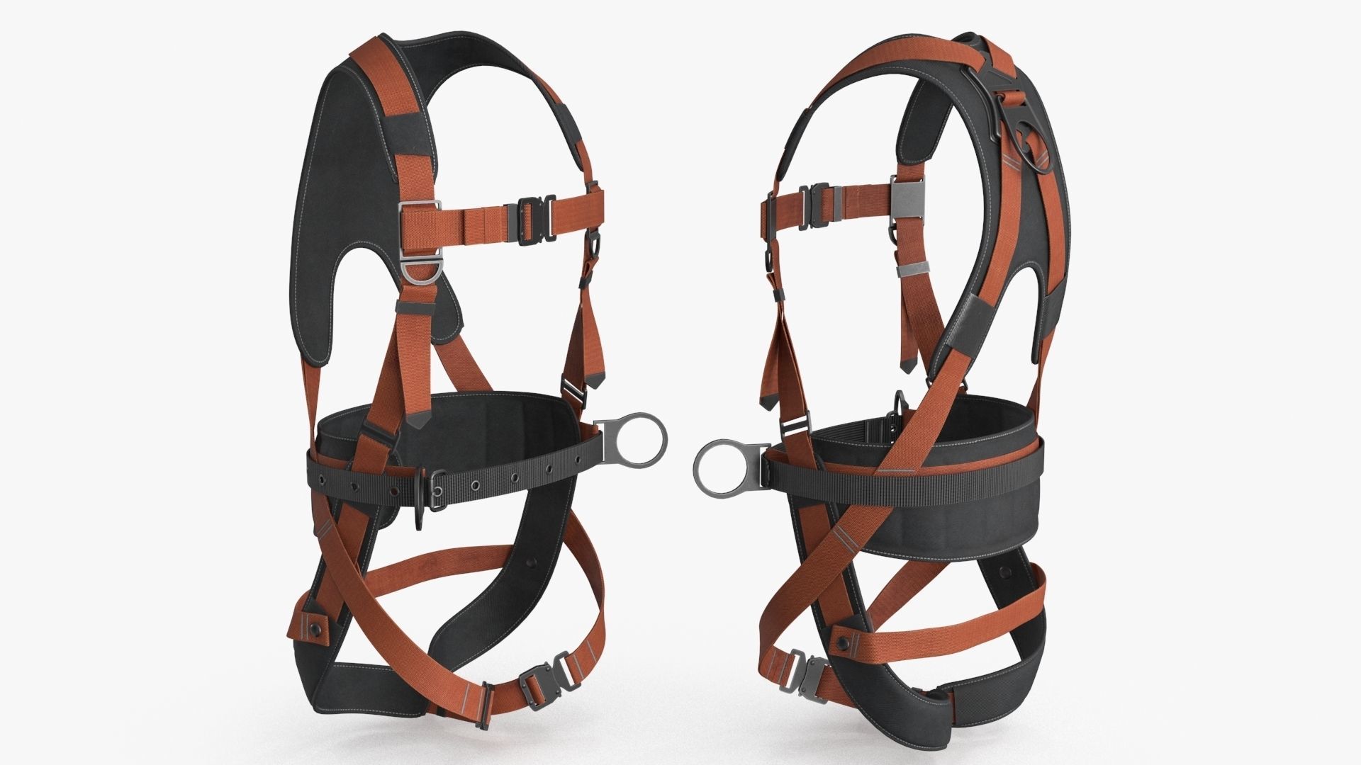 3D model Full Body Harness Construction Harness VR / AR / low-poly ...