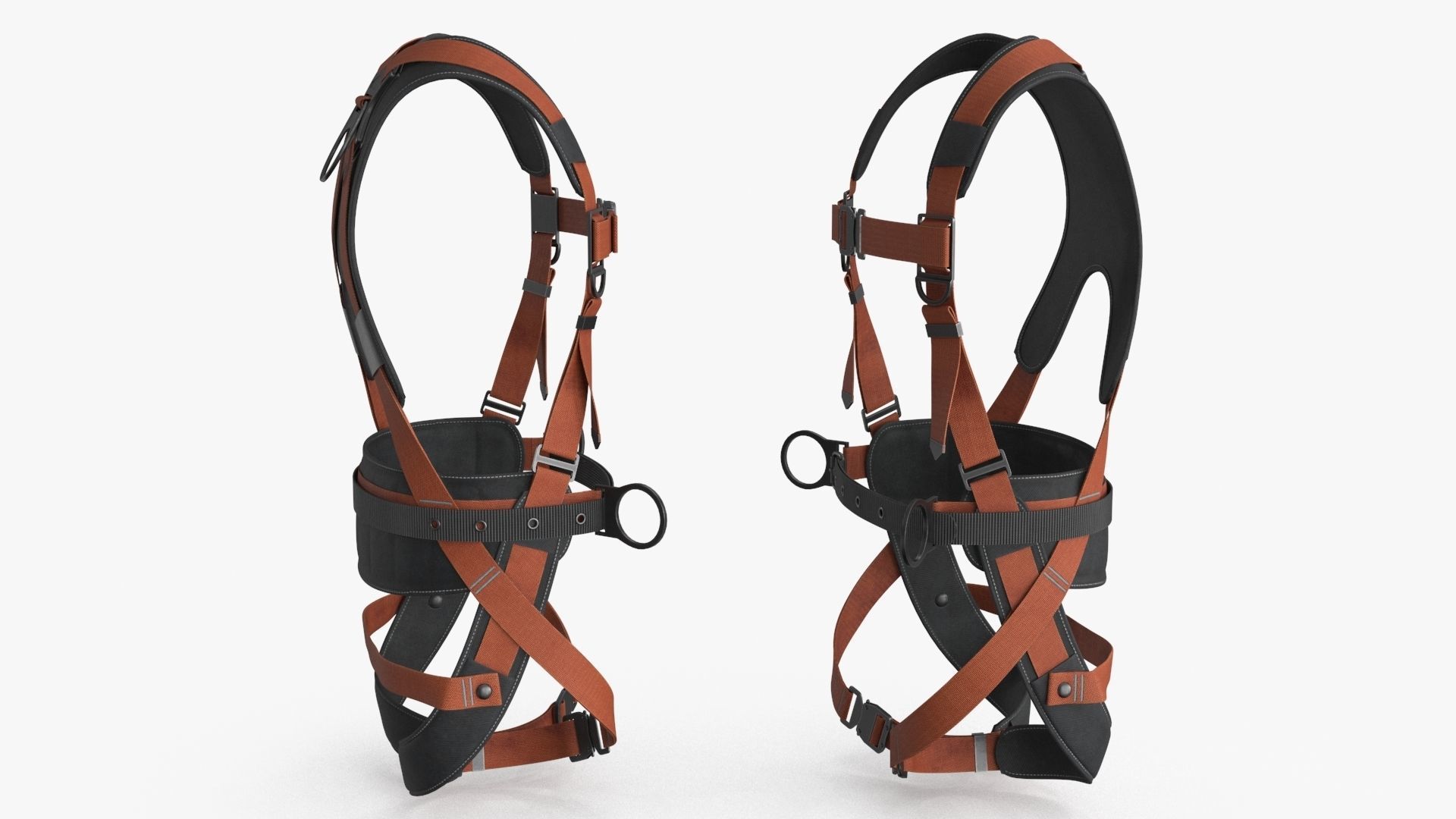 3D model Full Body Harness Construction Harness VR / AR / low-poly ...