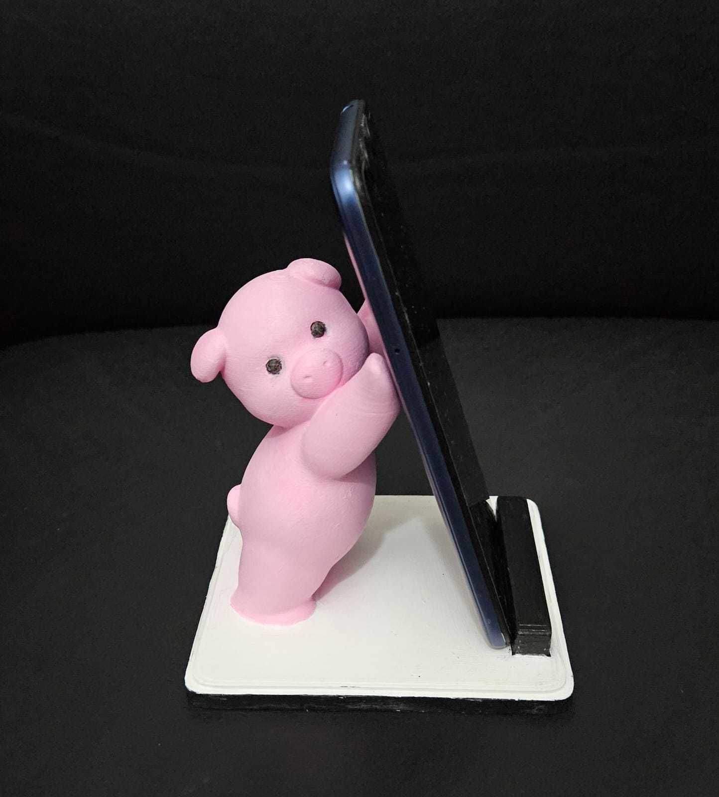 Pig Phone Holder 3D model 3D printable | CGTrader