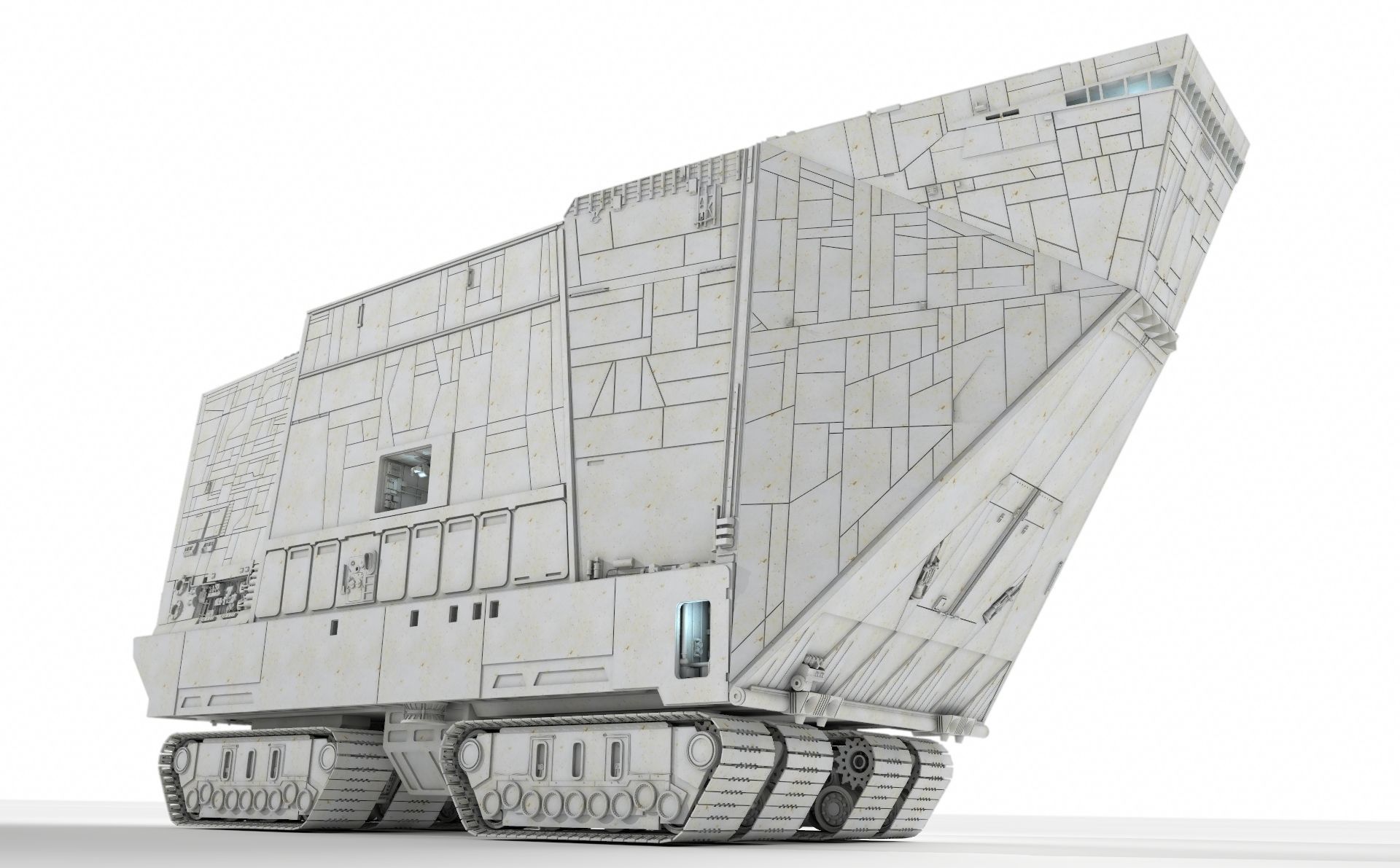 Star Wars A New Hope Sandcrawler 3D model 3D printable | CGTrader