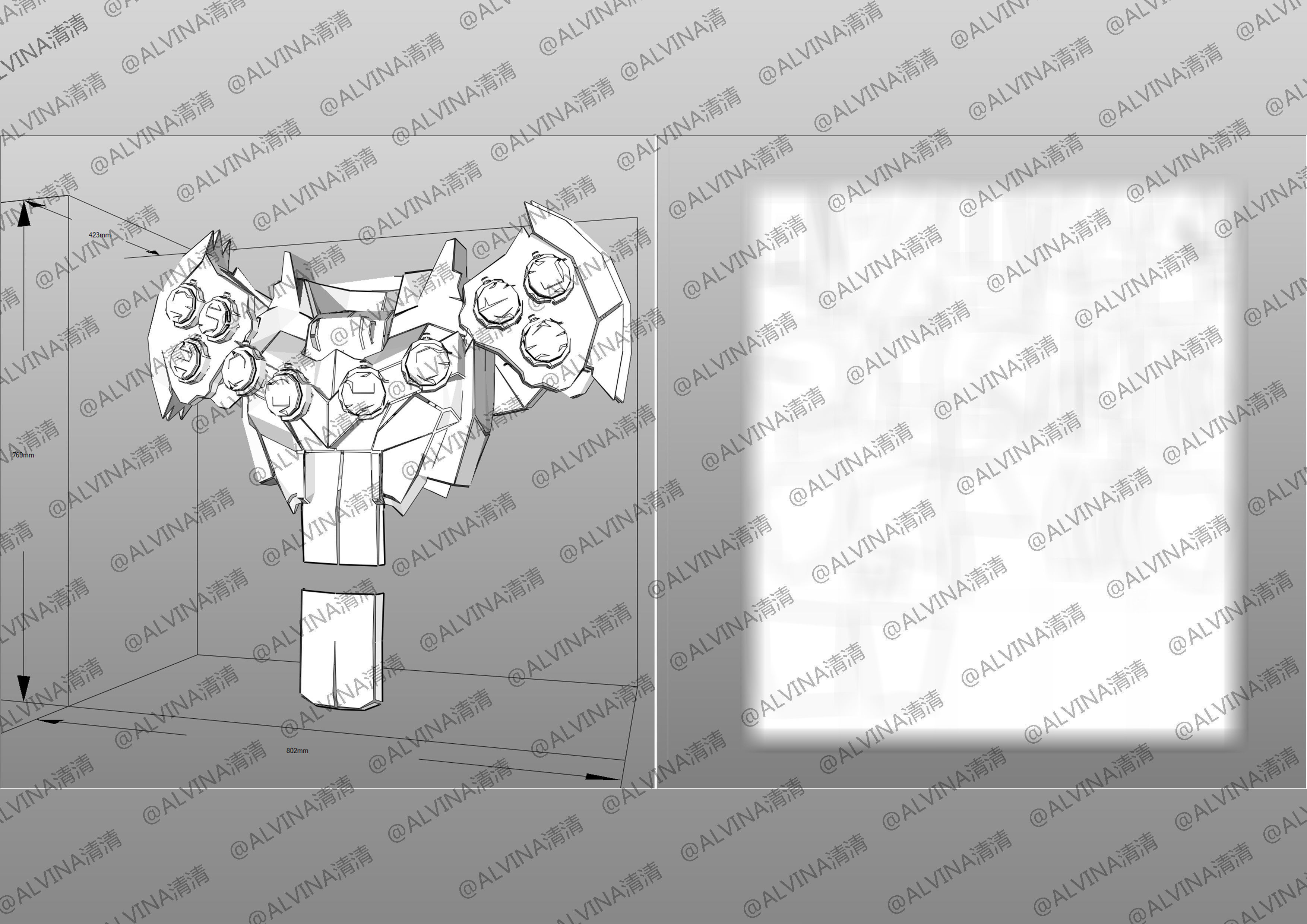 3D model Kamen Rider Geiz Majesty Armor - DIY Cosplay Pepakura Foam VR ...