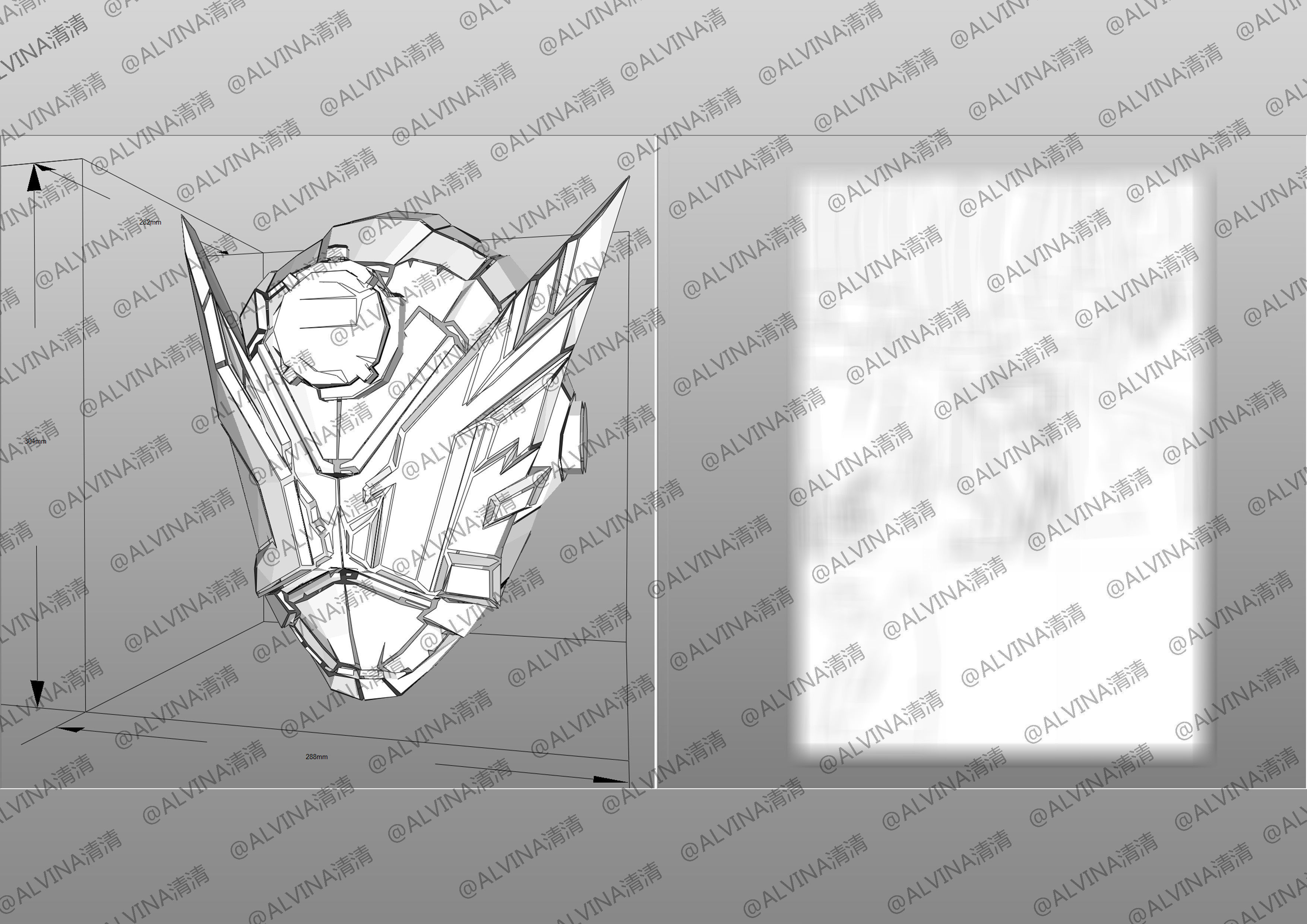 3D model Kamen Rider Geiz Majesty Armor - DIY Cosplay Pepakura Foam VR ...