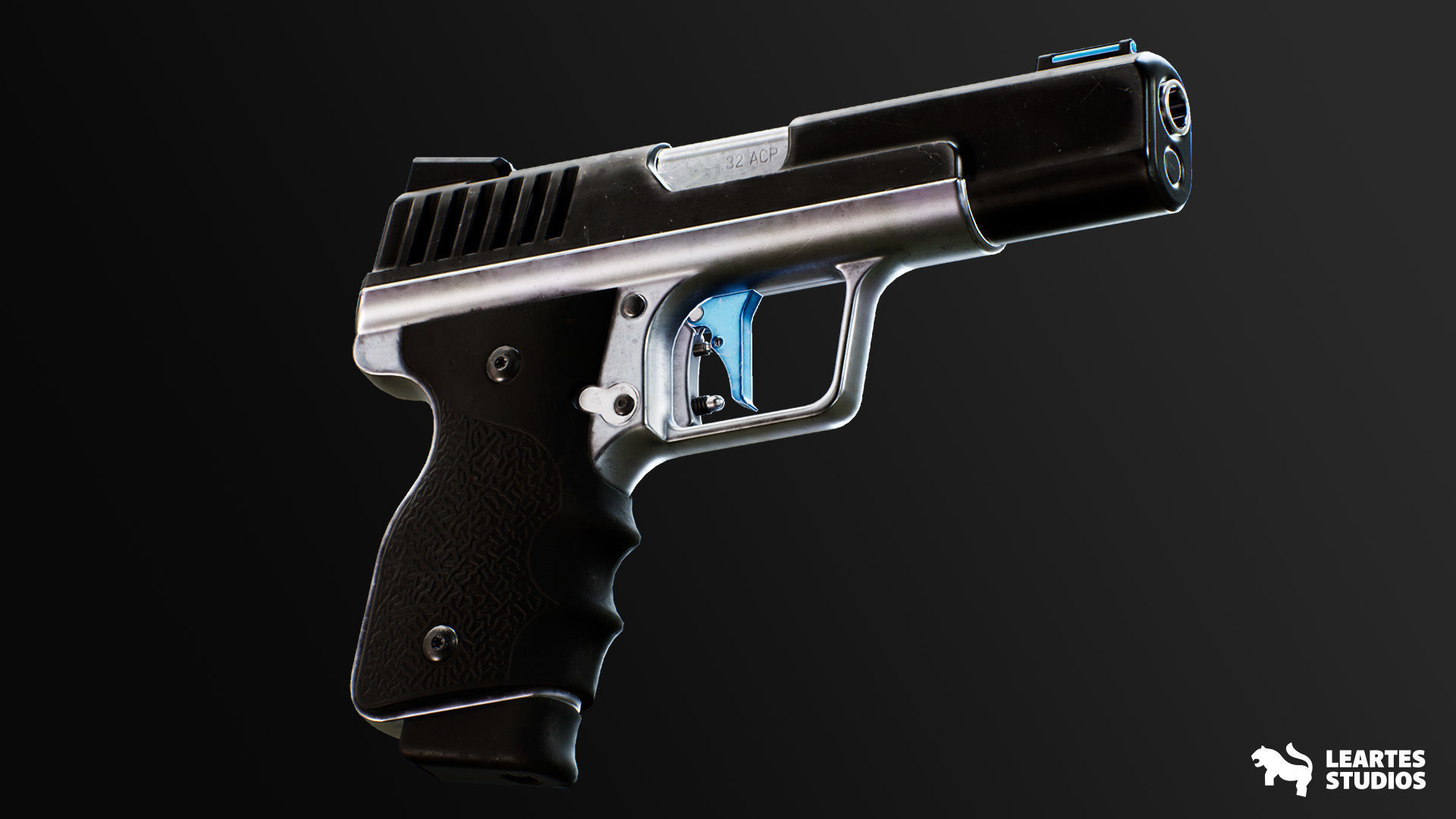 3D model 5 FPS 4K Custom Modern Handguns - VOL1 VR / AR / low-poly ...