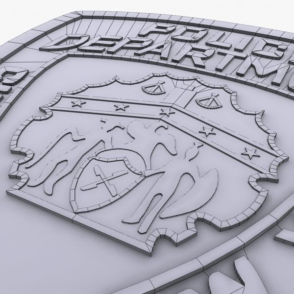 NYPD Police Department Logo 3D Model 3D model | CGTrader