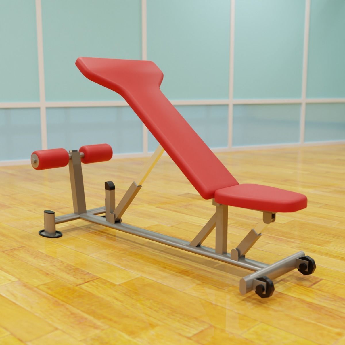 3D model Incline Bench gym VR / AR / low-poly | CGTrader