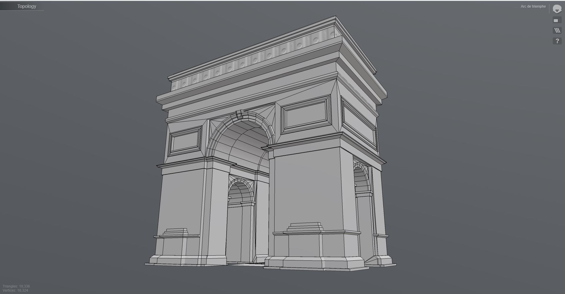 Arc de Triomphe 3d Model 3D model | CGTrader