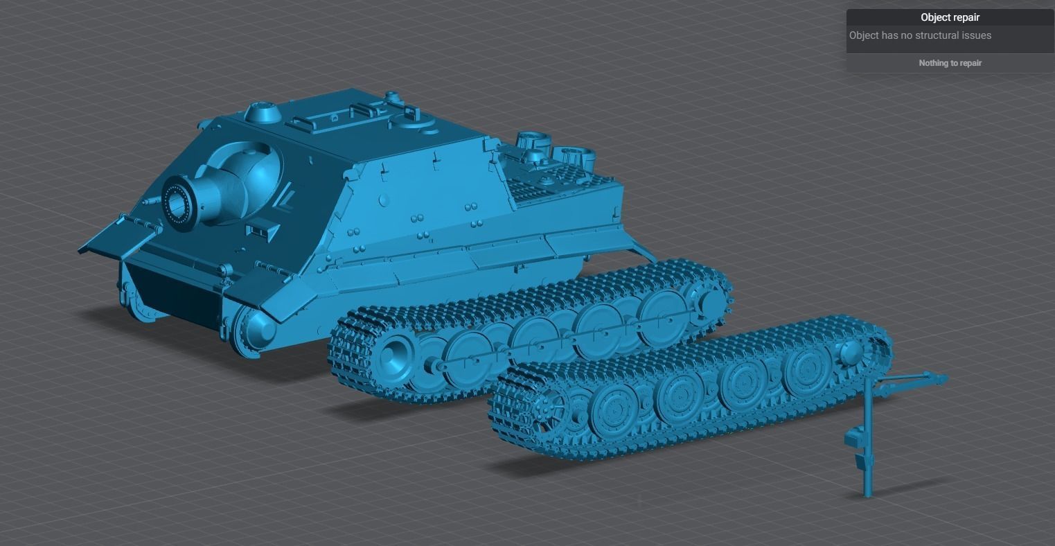 Strum Tiger scale model 3D model 3D printable | CGTrader