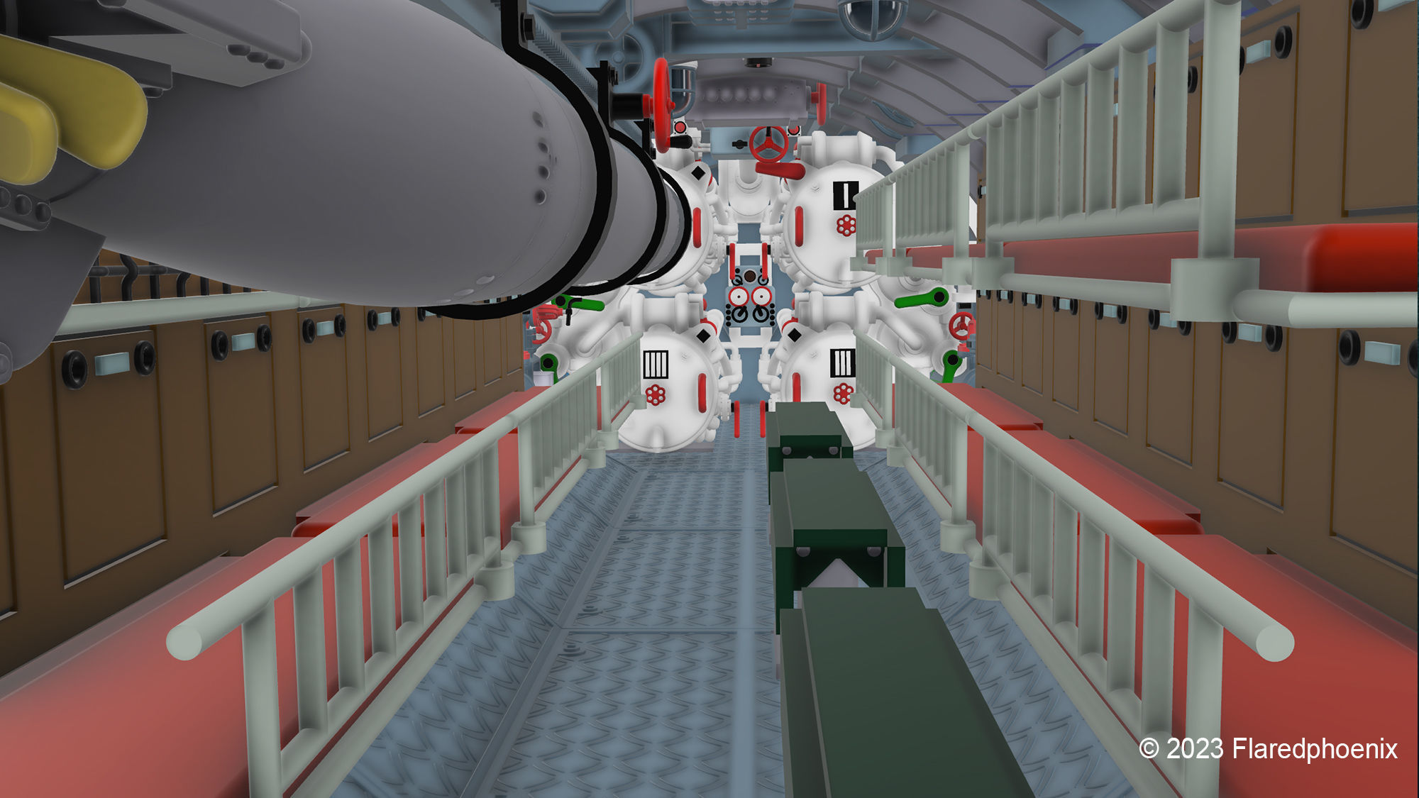 U-Boot Typ VII-C Interior 3D model 3D printable | CGTrader