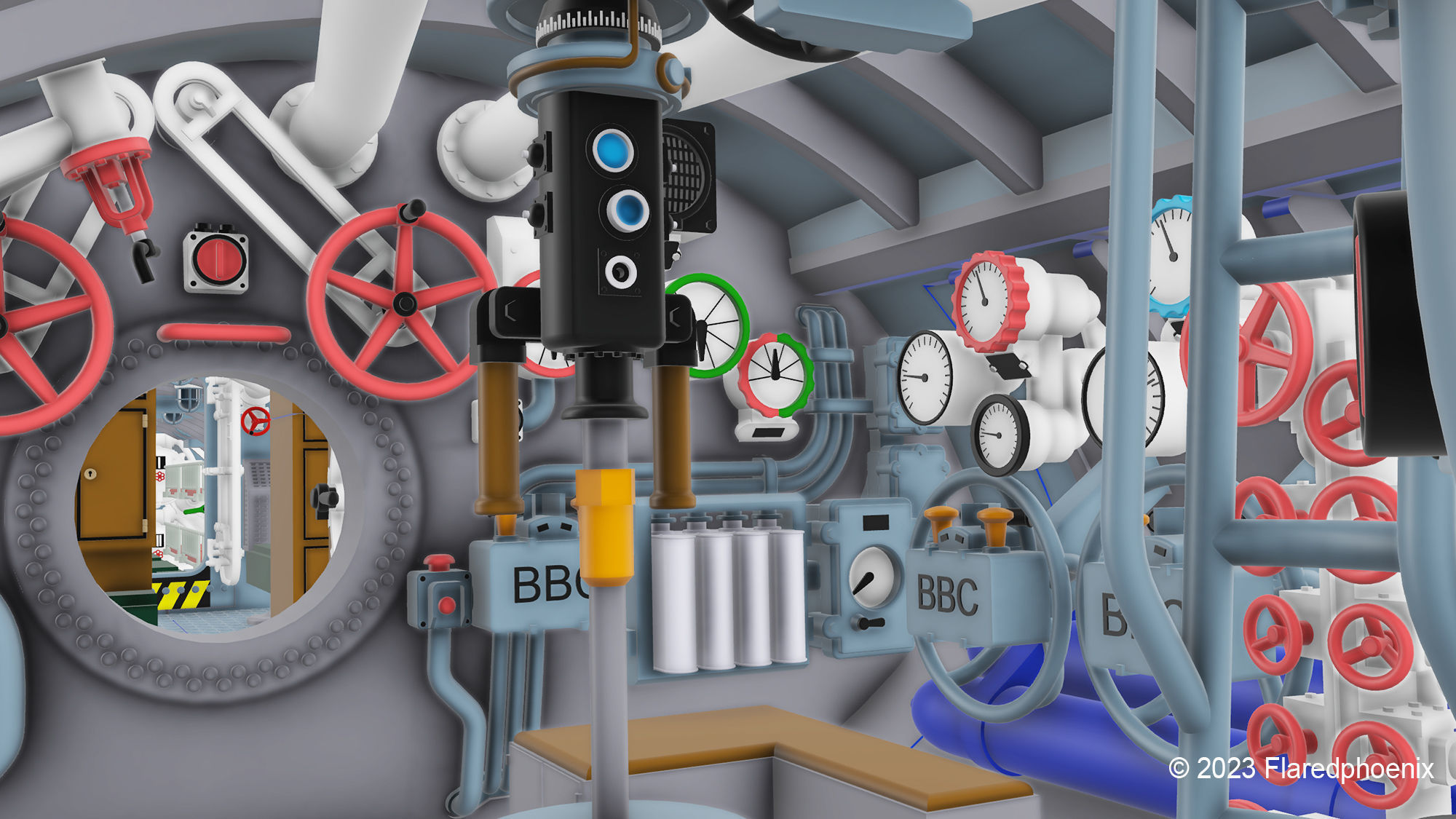 U-Boot Typ VII-C Interior 3D model 3D printable | CGTrader