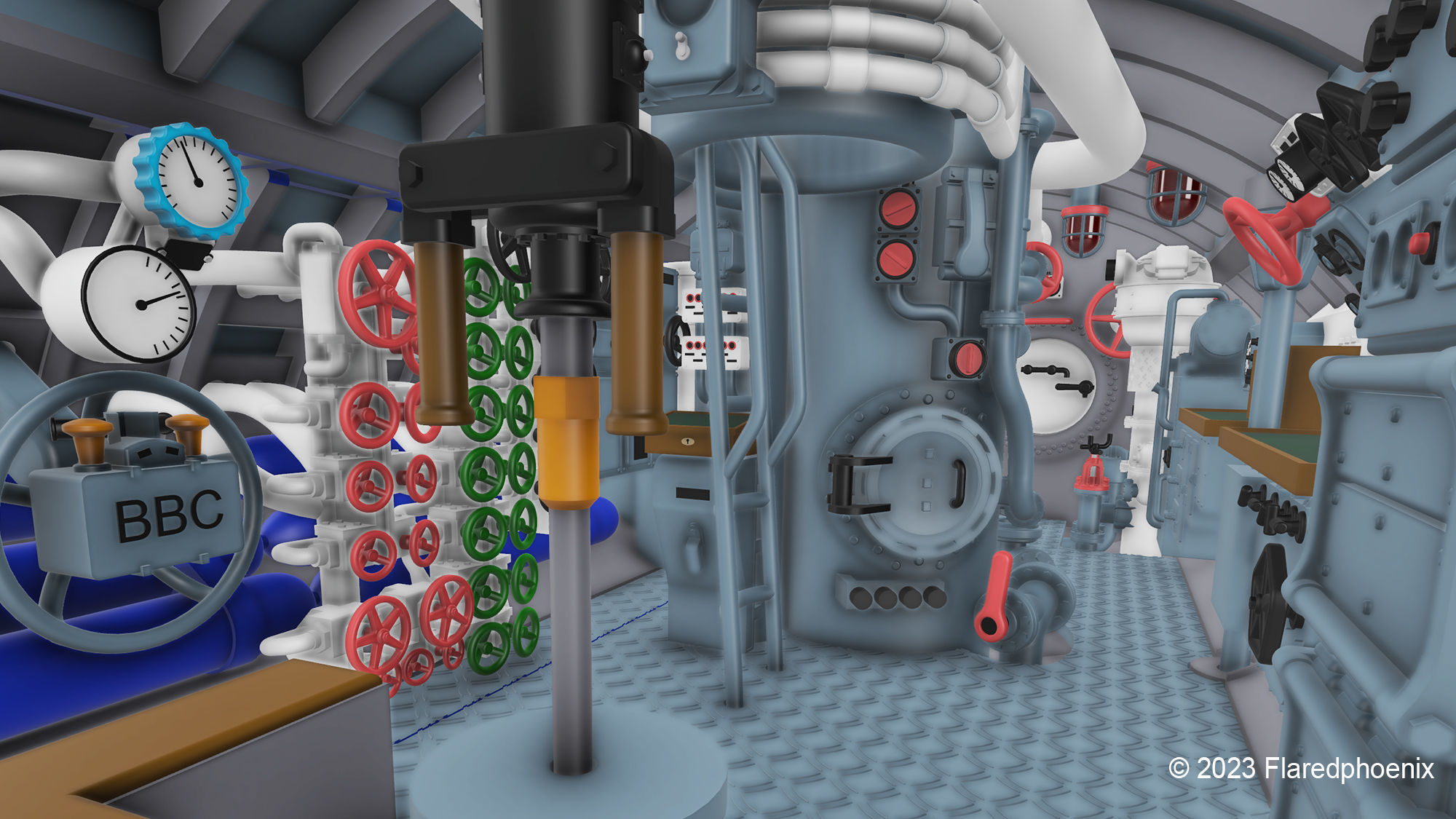 U-Boot Typ VII-C Interior 3D model 3D printable | CGTrader