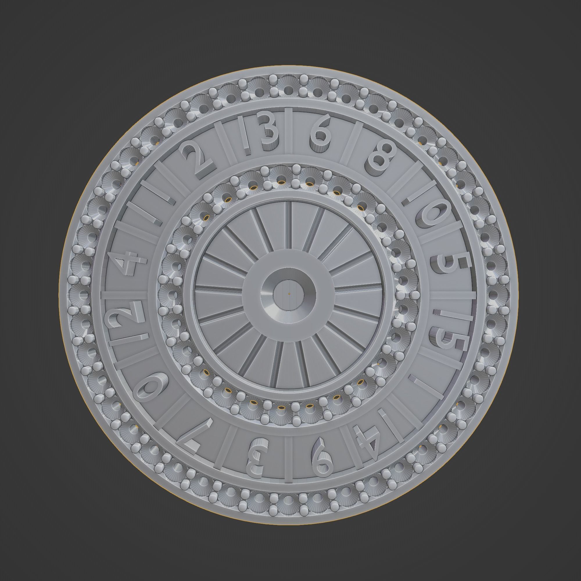 Anillo Ruleta de casino 3D model 3D printable | CGTrader