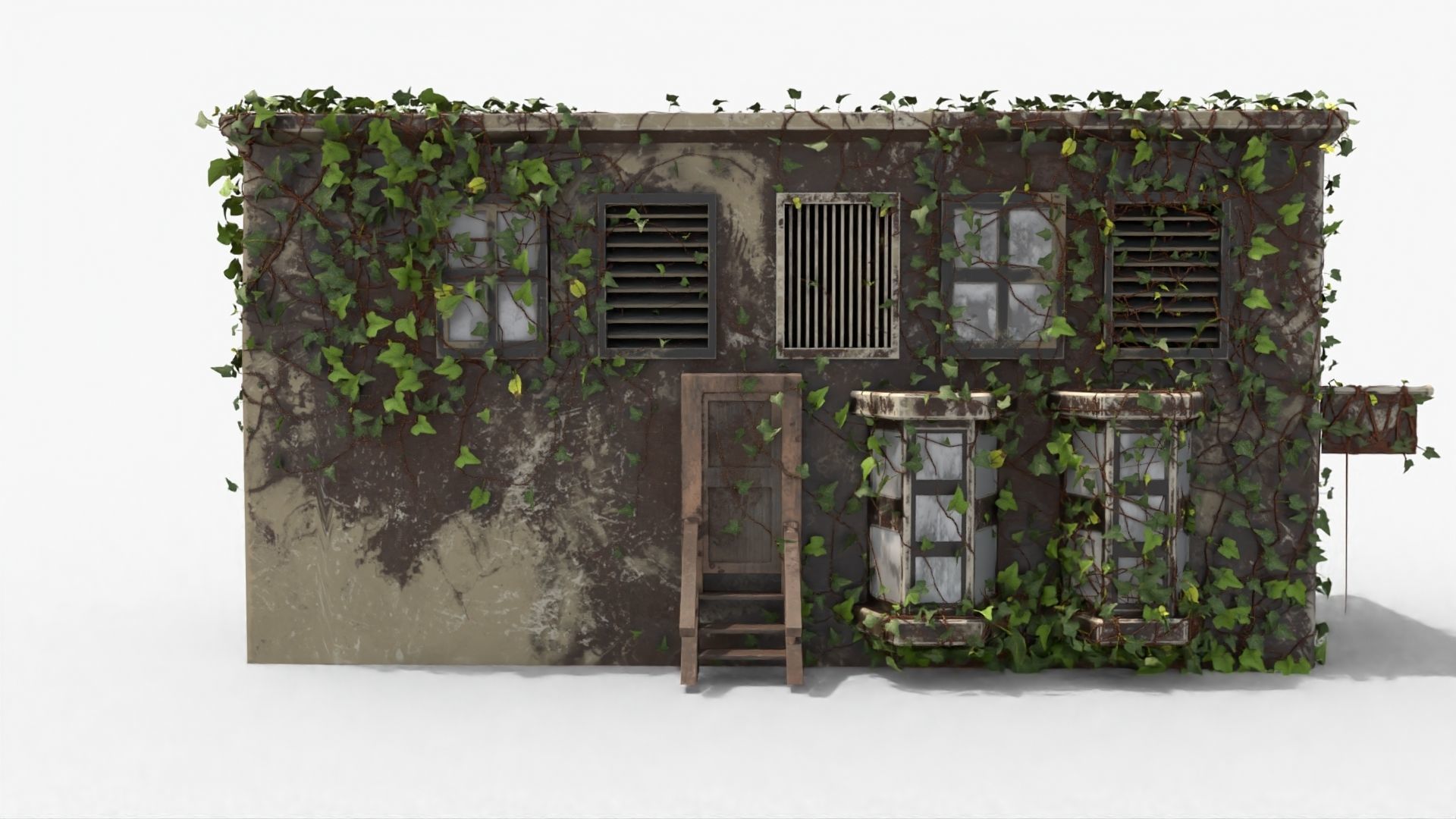 Abandoned House 4k texture 3D model | CGTrader