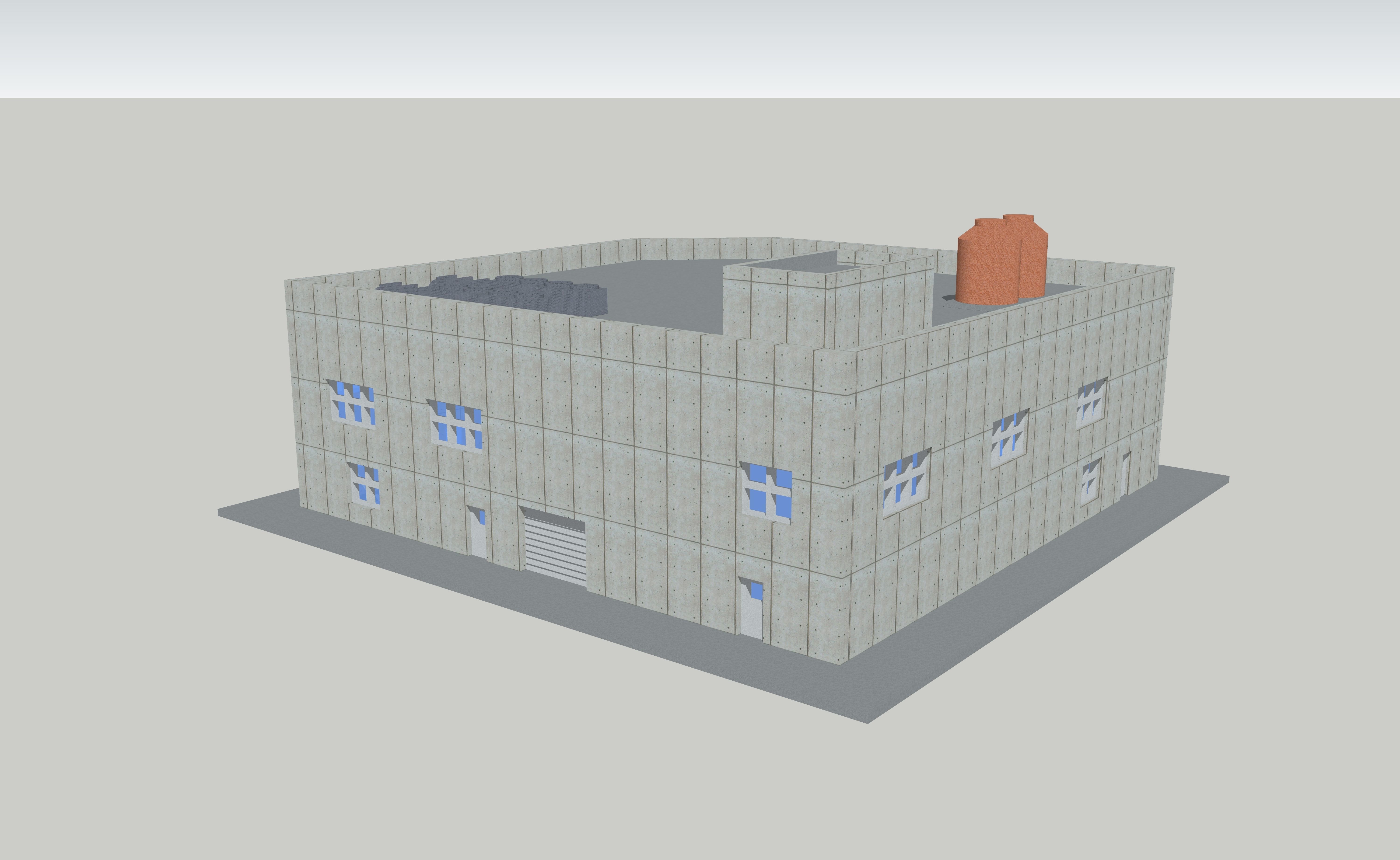 3D model City Corner Mall Department Store by Outland Models VR / AR ...
