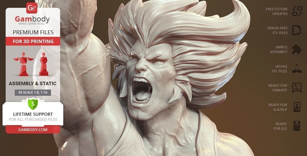 Lion O from Thundercats STL files for 3d printing by CG Pyro 3D model ...