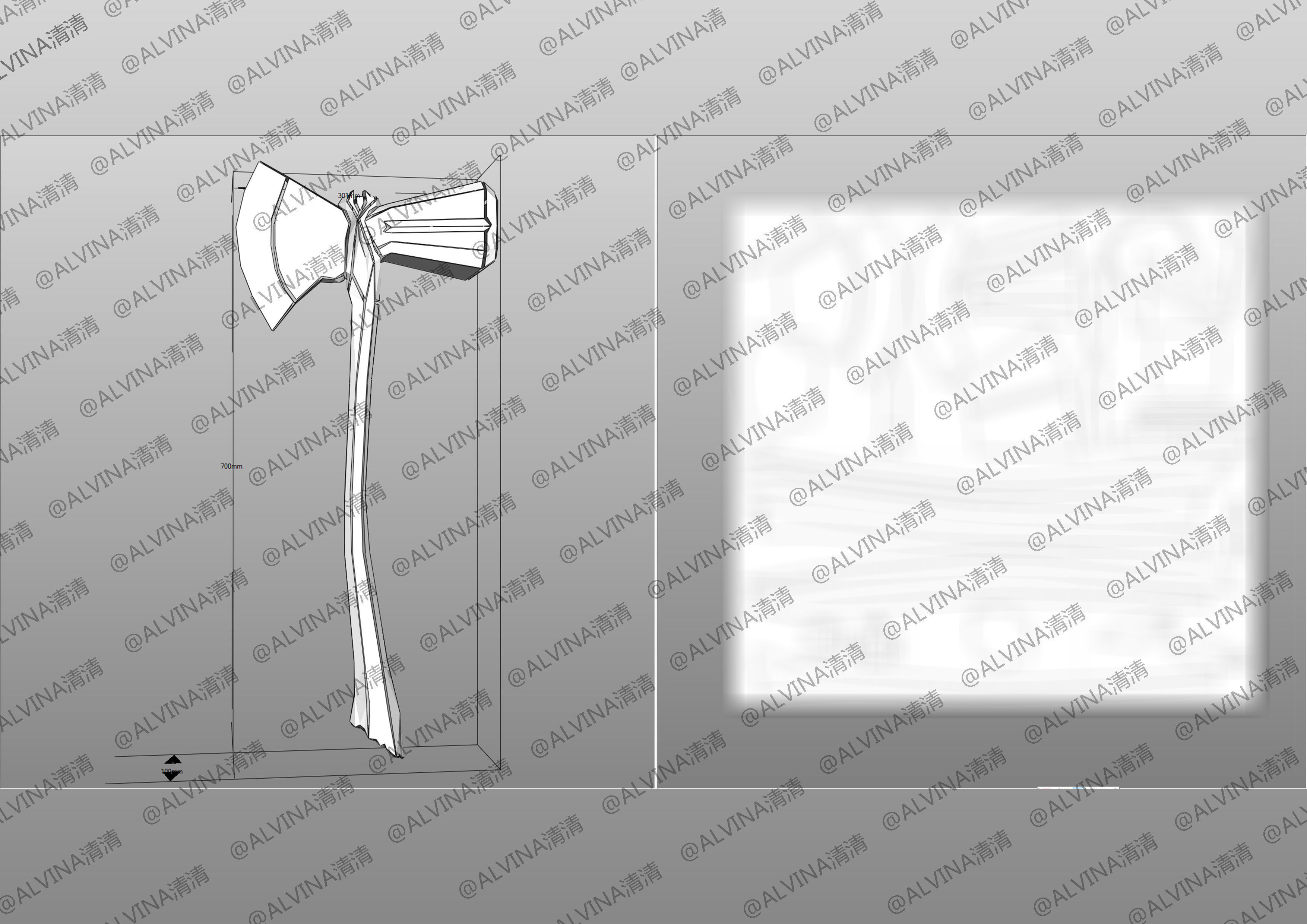 3D model Thor 2022 Armor - DIY Cosplay Pepakura Foam Template VR / AR ...