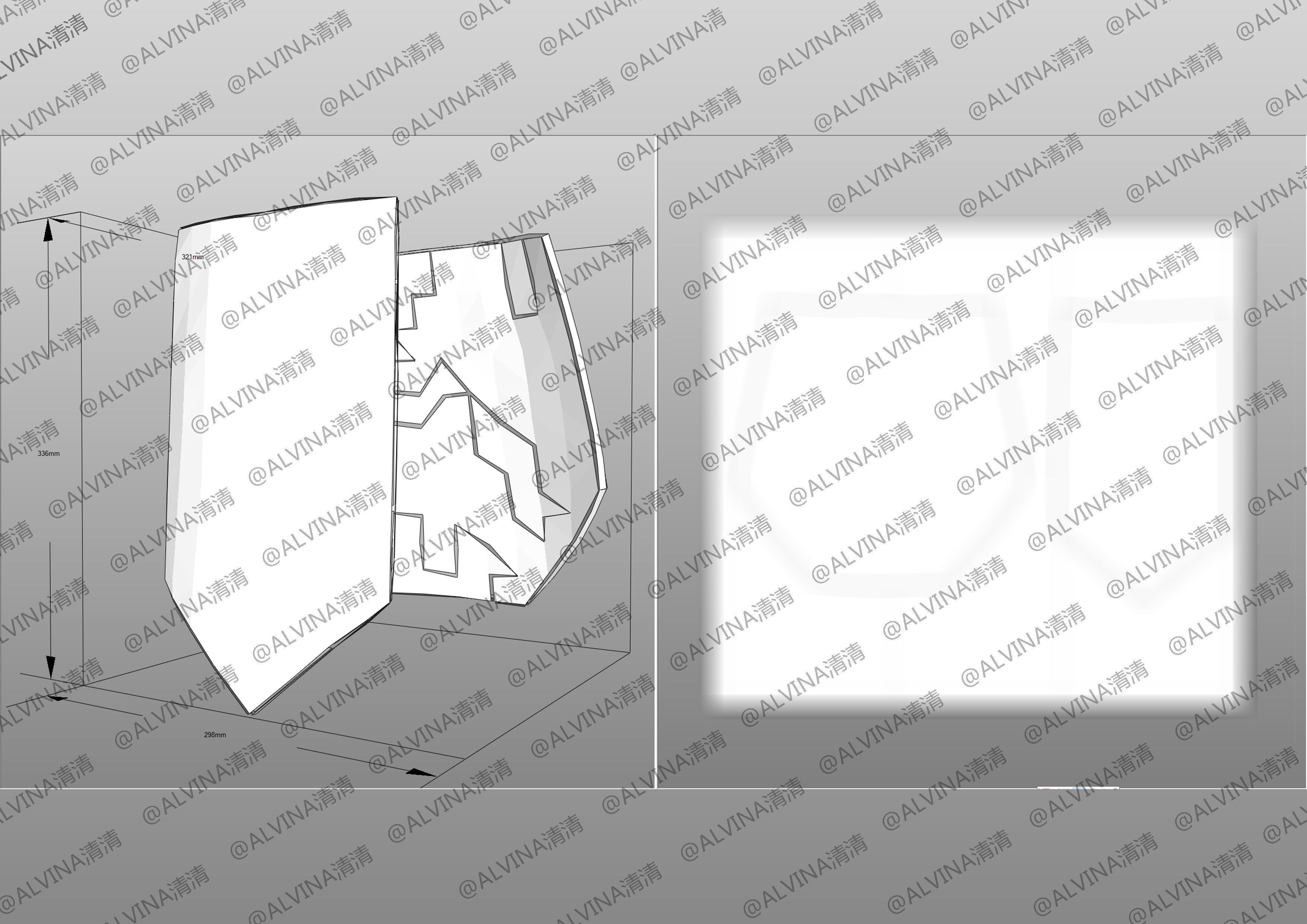 3D model Thor 2022 Armor - DIY Cosplay Pepakura Foam Template VR / AR ...