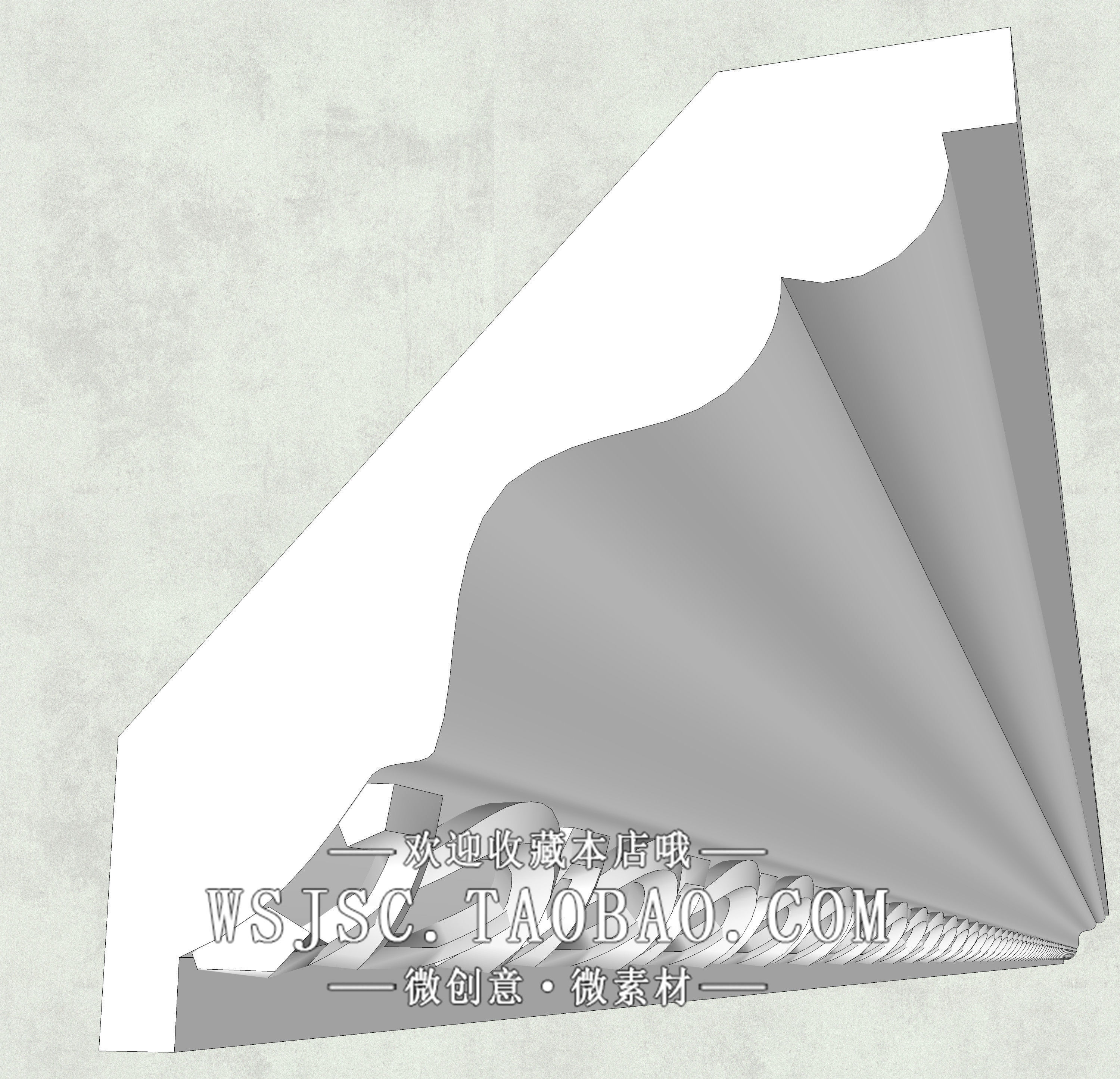 detail arch classical 2D 3D free 3D model | CGTrader