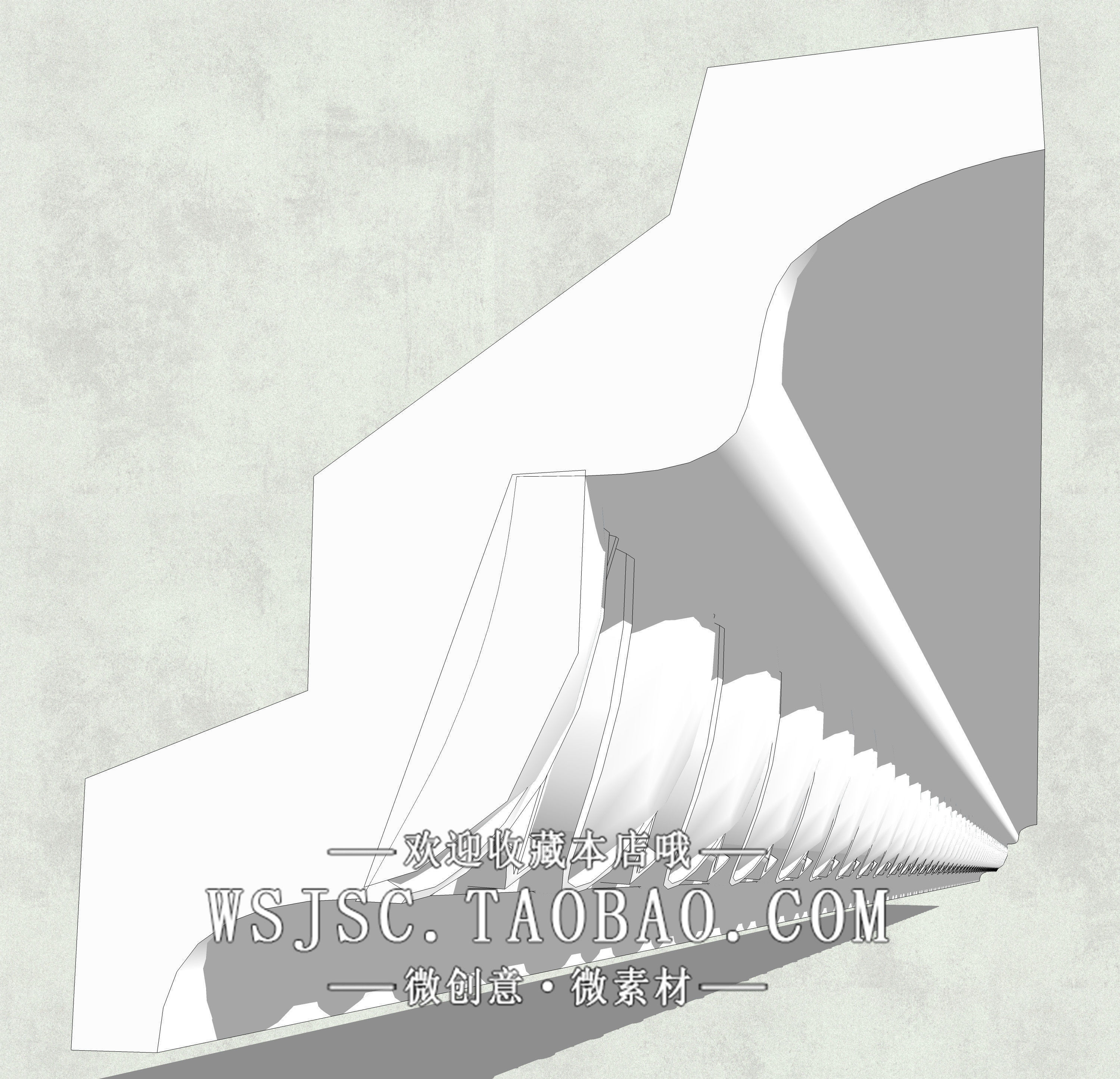 detail arch classical 2D 3D free 3D model | CGTrader