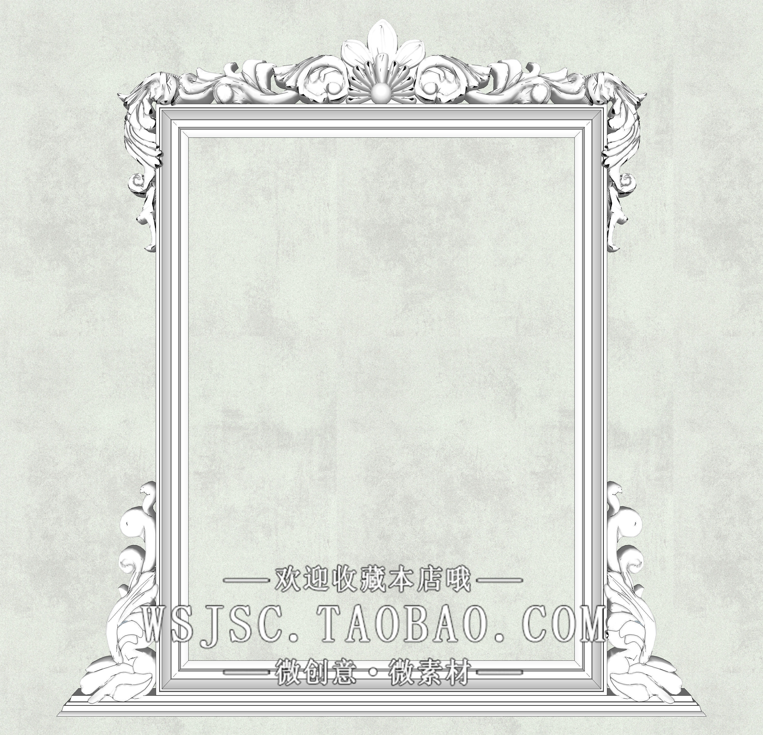 detail arch classical 2D 3D free 3D model | CGTrader