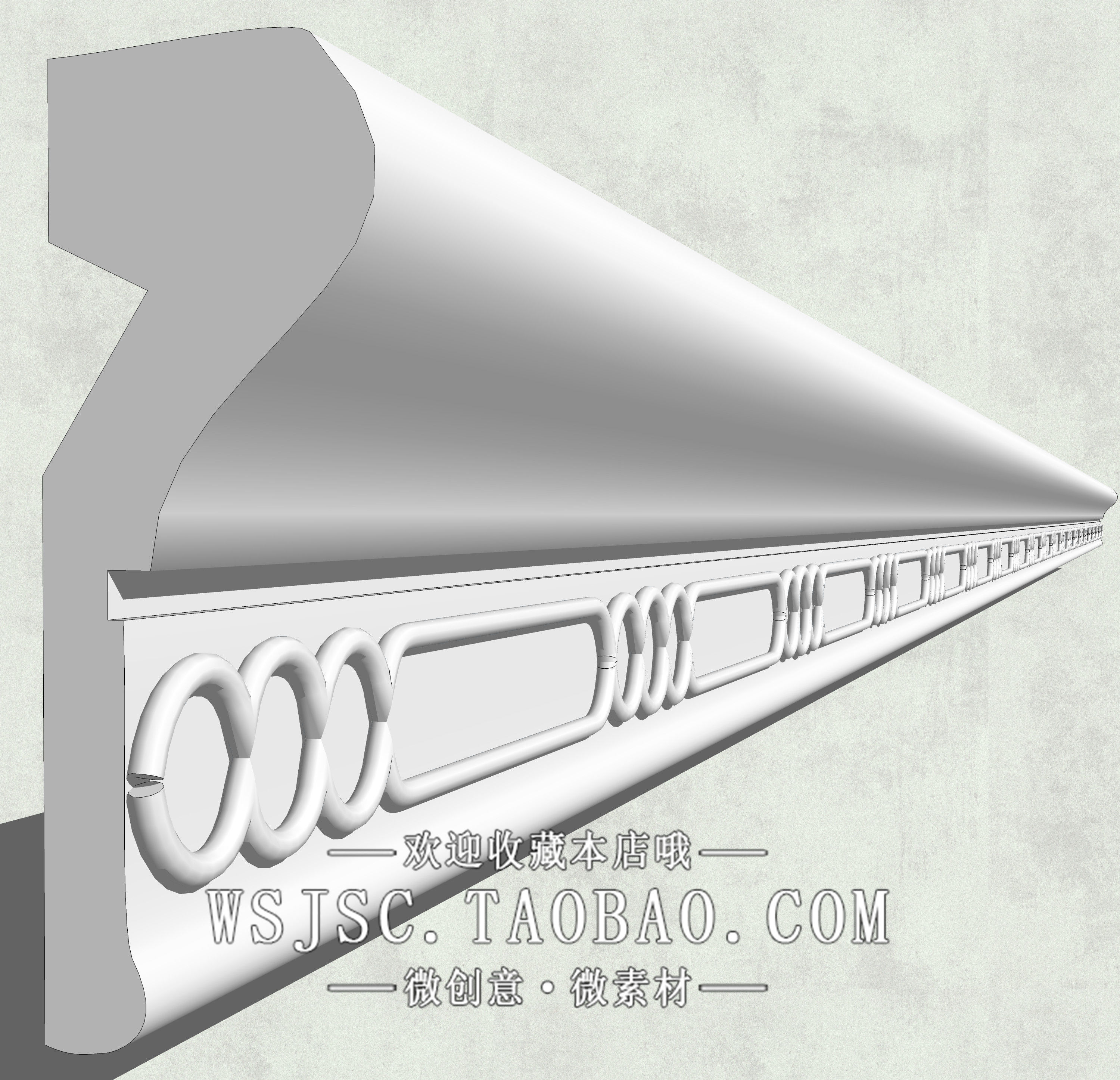 detail arch classical 2D 3D free 3D model | CGTrader