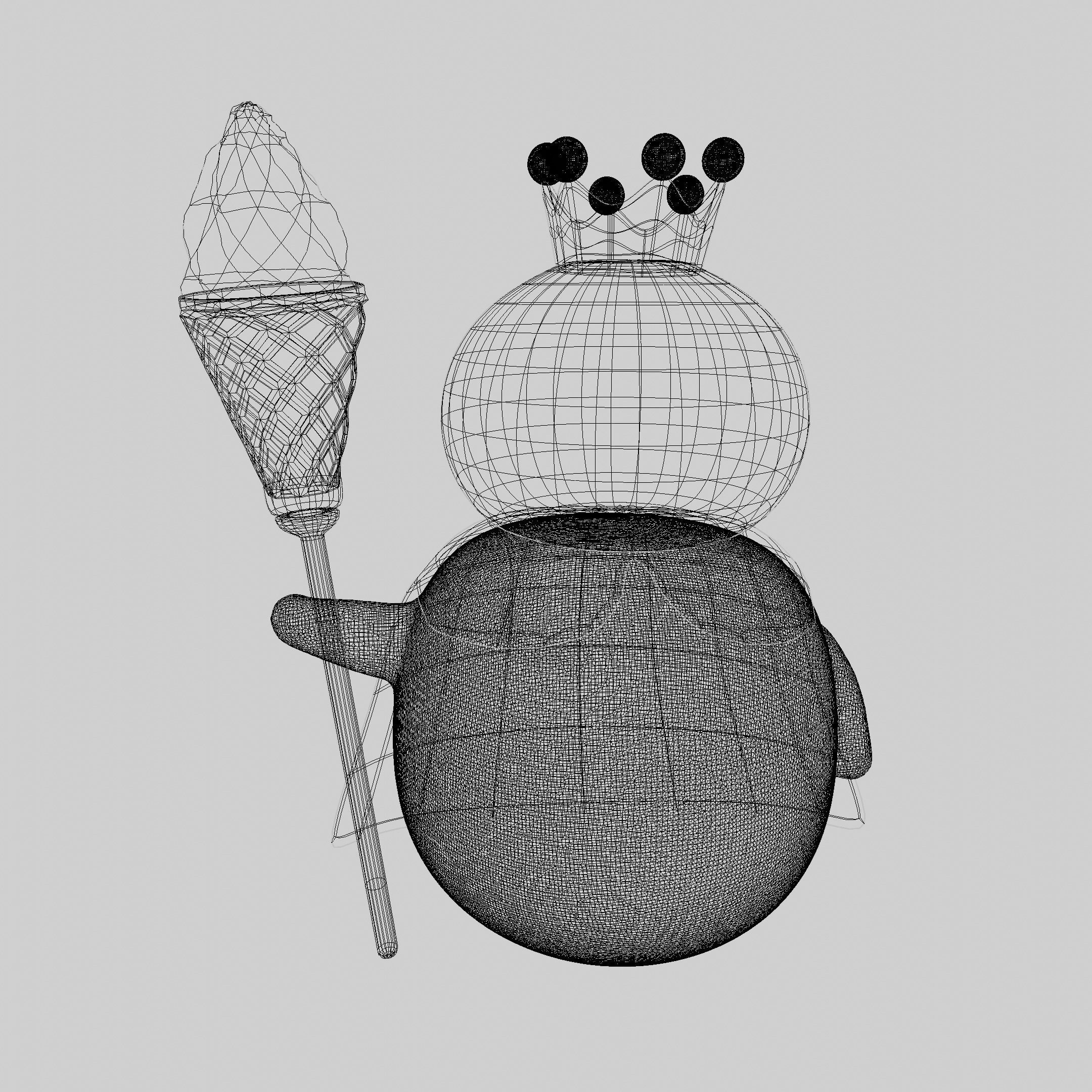 Mixue Snowman 3d Model - Fan art 3D model | CGTrader