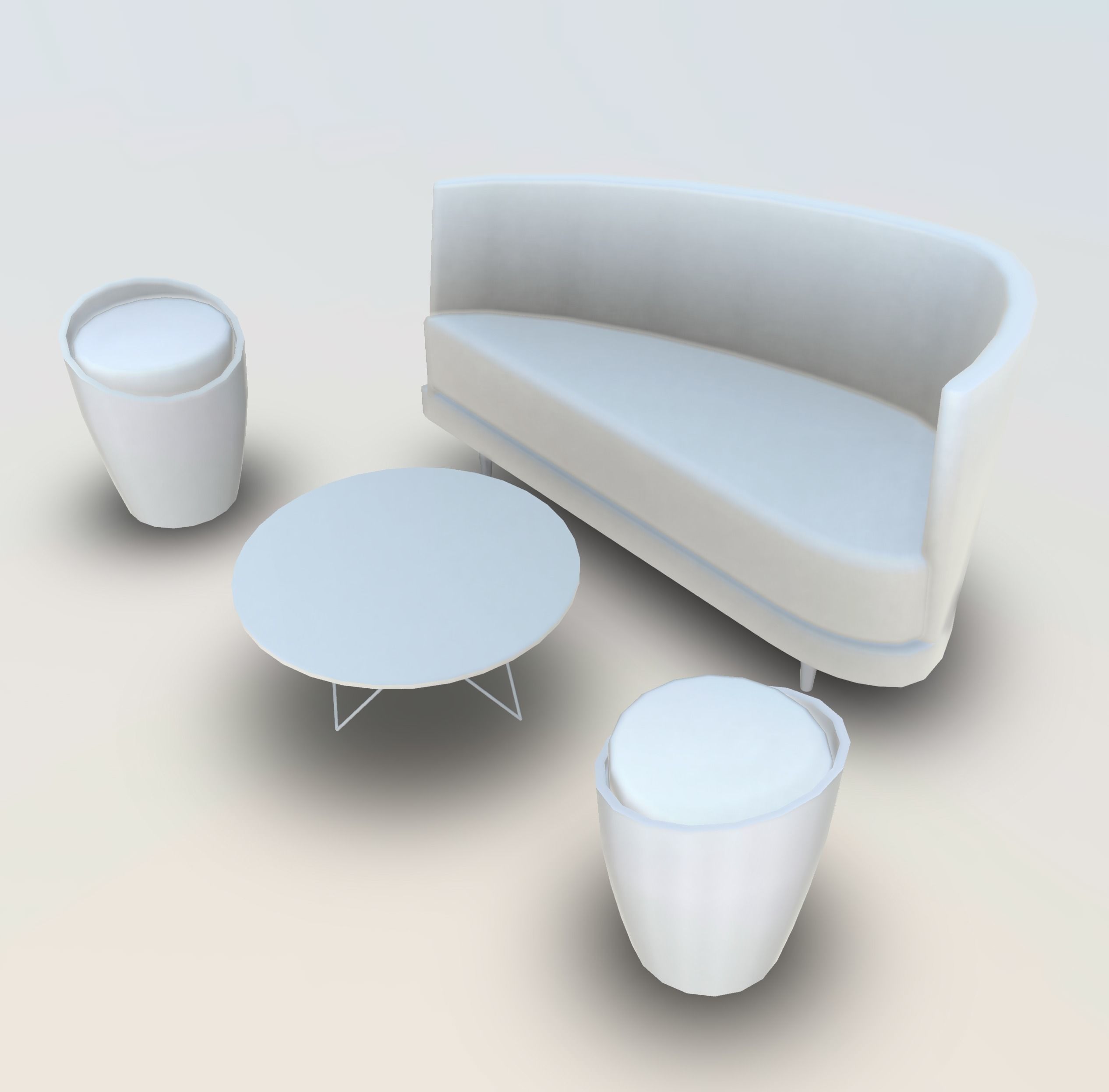 Lounge interior free 3D model | CGTrader
