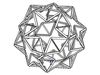 Wireframe Shape Small Ditrigonal Icosidodecahedron 3D model 3D ...