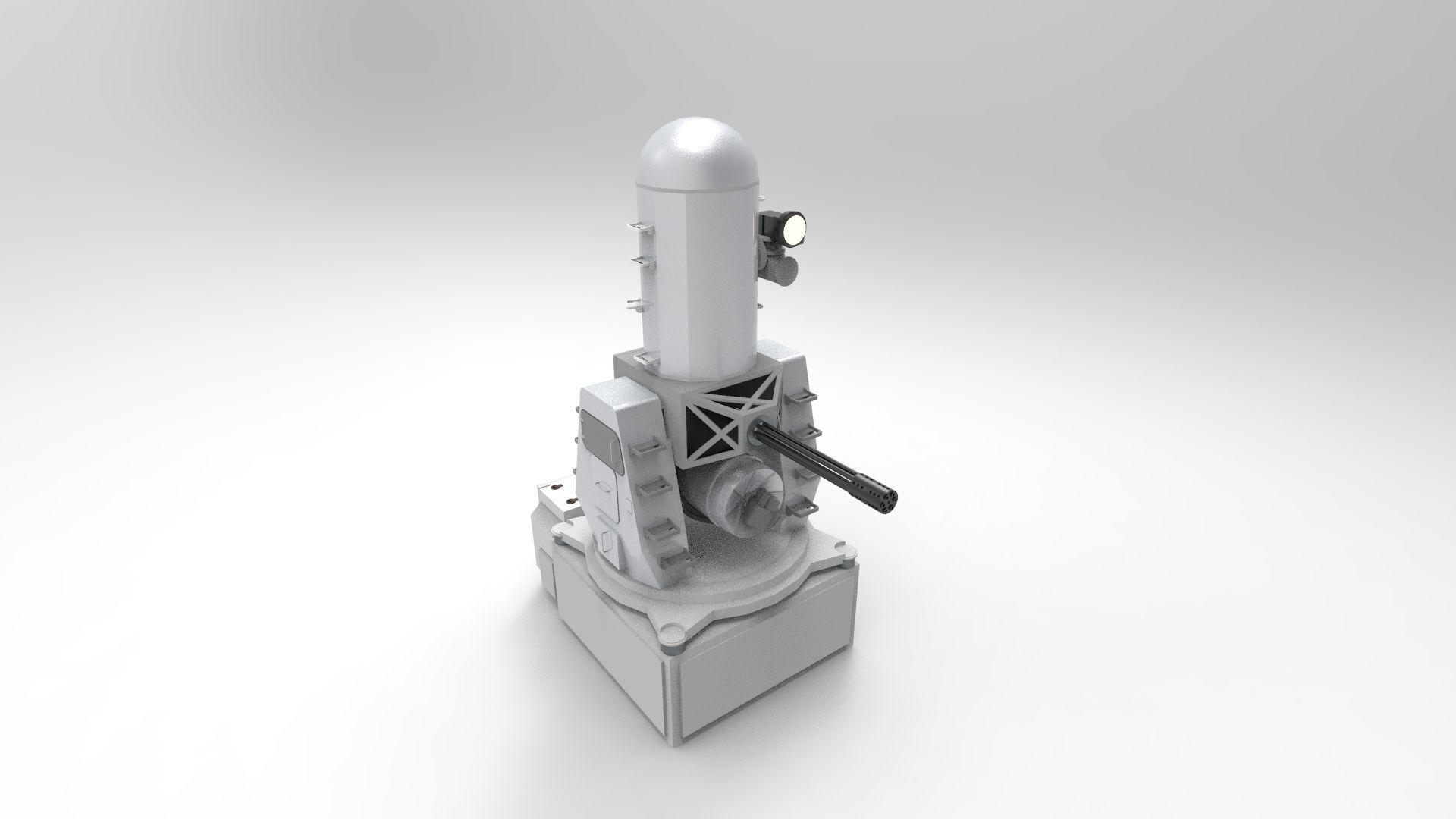 Phalanx Close In Weapon System CIWS 3D model 3D printable | CGTrader