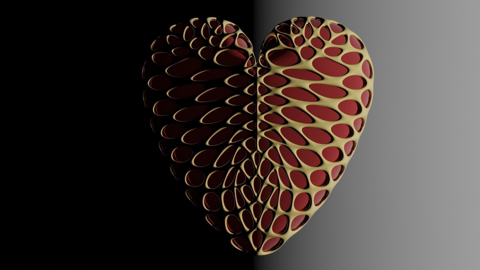 Cobweb heart 3D model | CGTrader