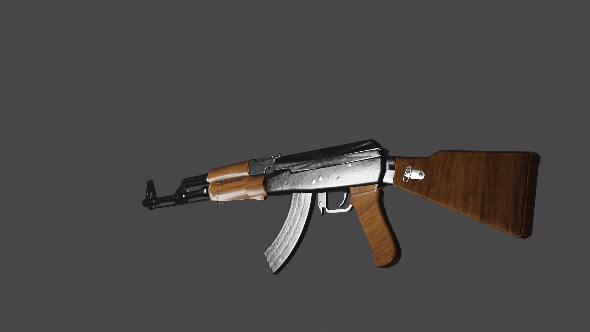 Low Poly Classic AK-47 free VR / AR / low-poly 3D model | CGTrader