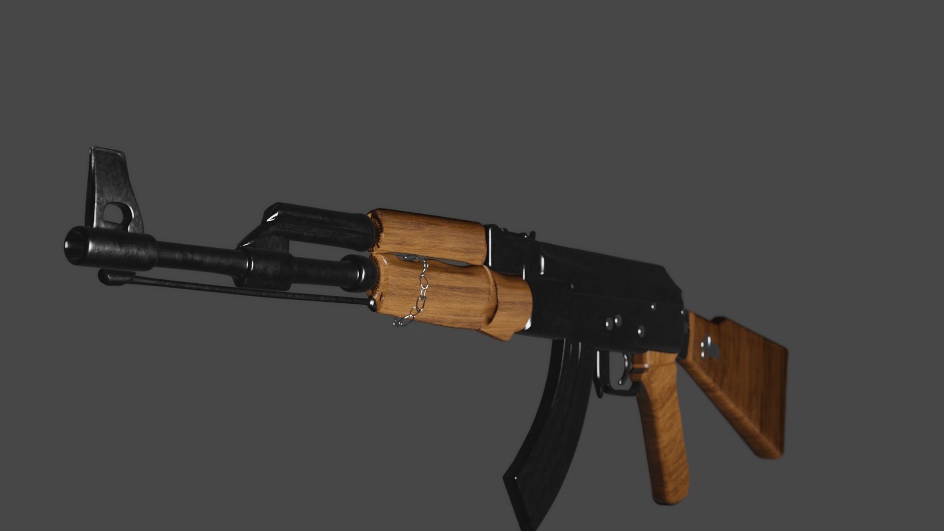 Low Poly Classic AK-47 free VR / AR / low-poly 3D model | CGTrader