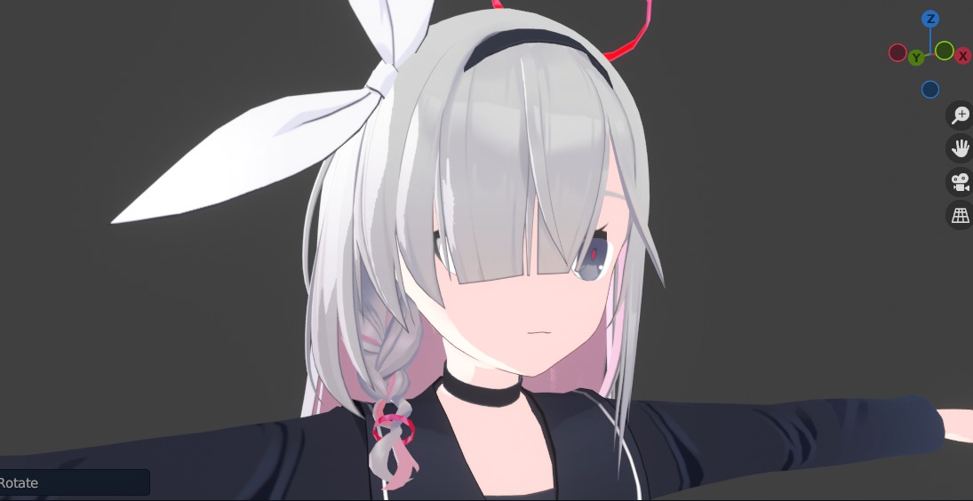Blue Archive - Plana Cute Anime character free 3D model rigged | CGTrader