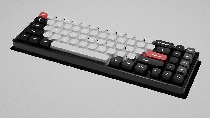 3D Mechanical Standard Keyboard Model 3D model | CGTrader