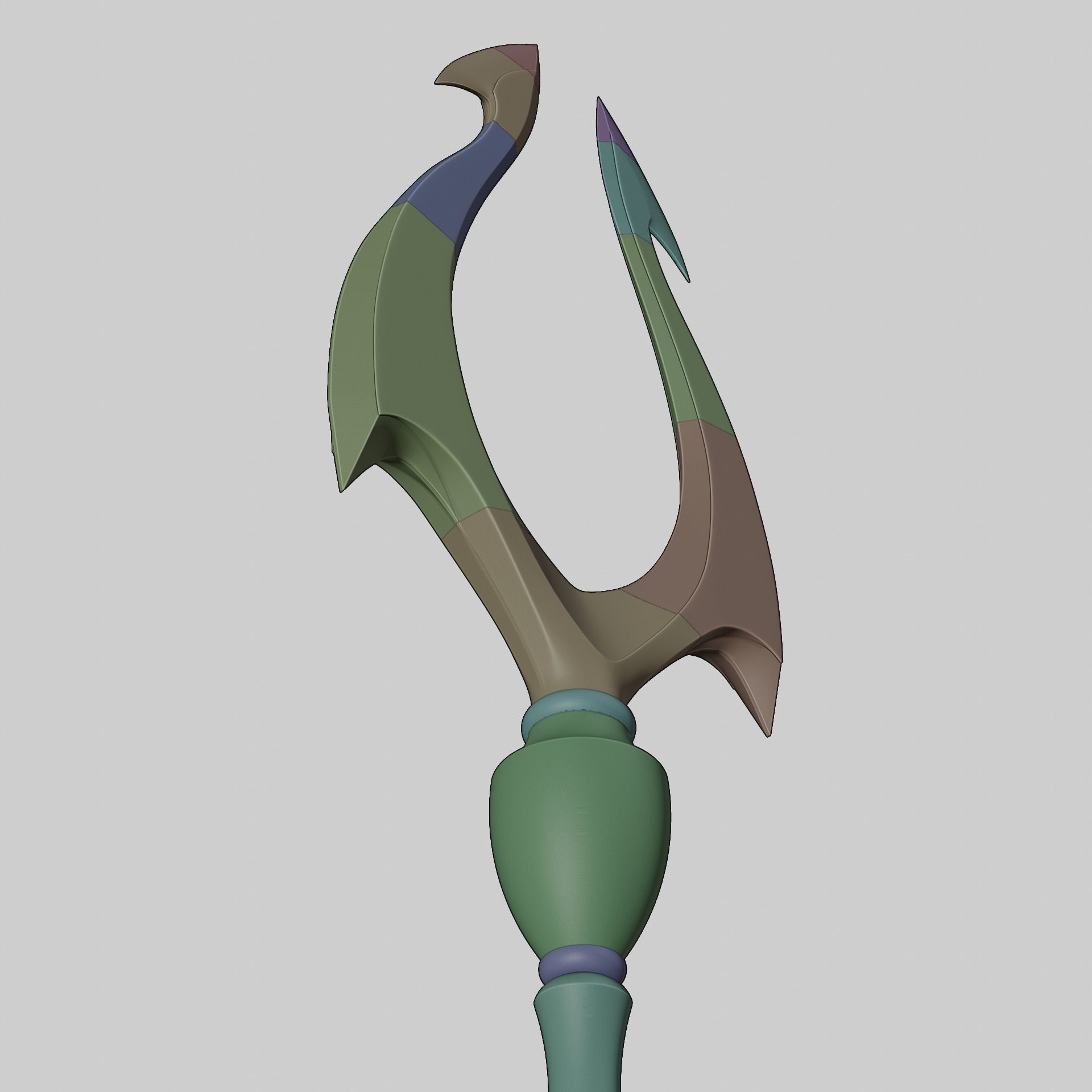 Sadeena from rising of the shield hero weapon cosplay 3D model 3D ...