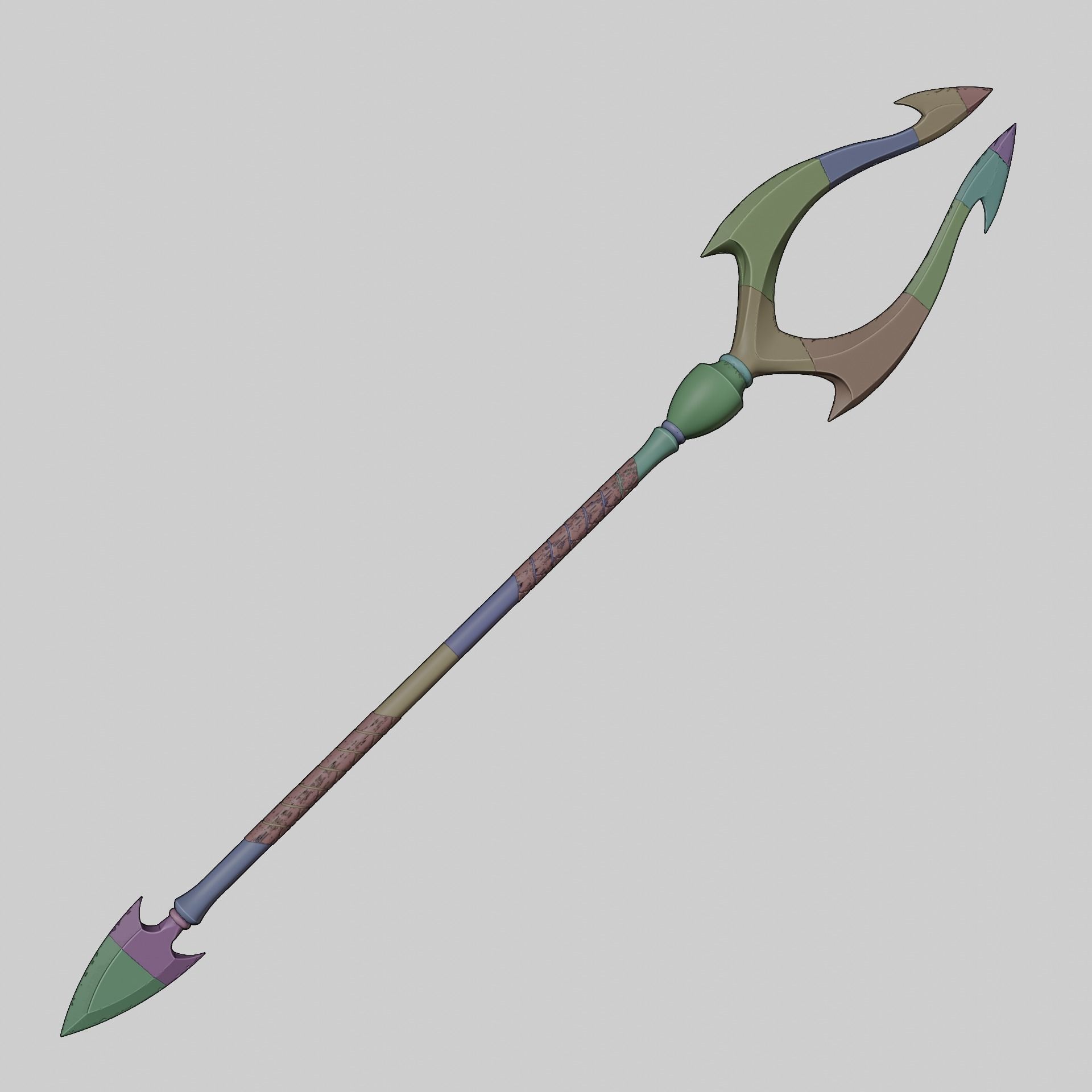 Sadeena from rising of the shield hero weapon cosplay 3D model 3D ...