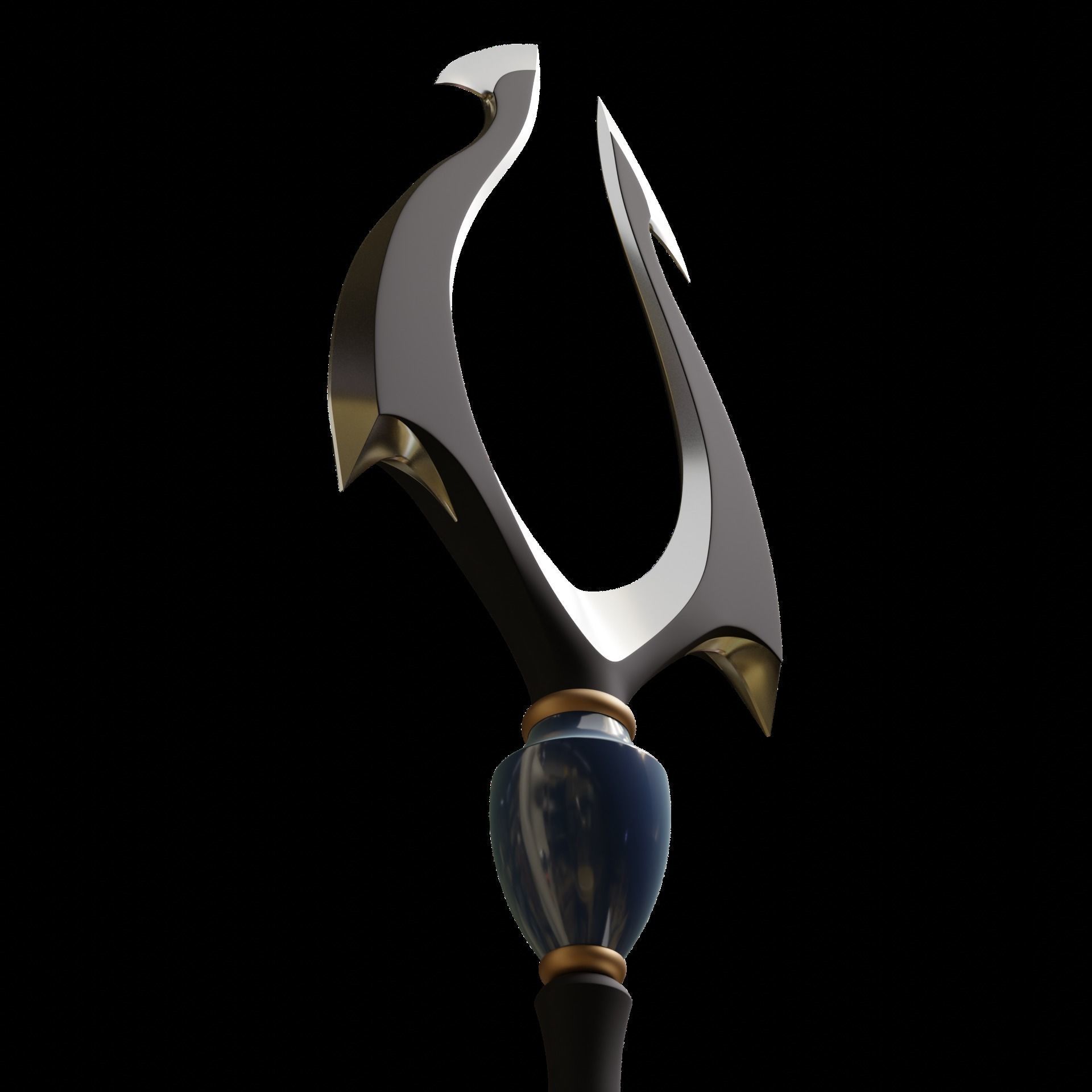Sadeena from rising of the shield hero weapon cosplay 3D model 3D ...