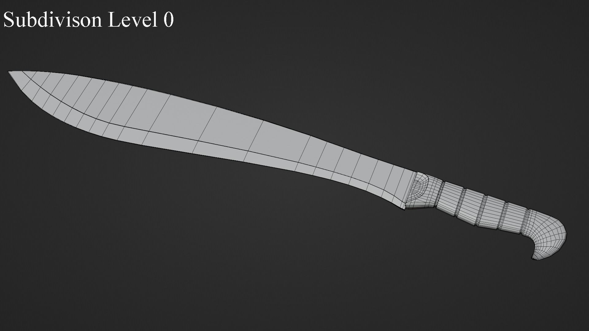 Machete Kukri free VR / AR / low-poly 3D model | CGTrader